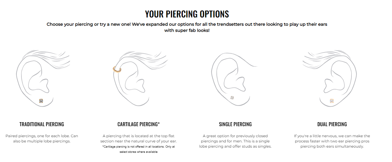 FREE Ear Piercing Every Day!* | Countryside Mall